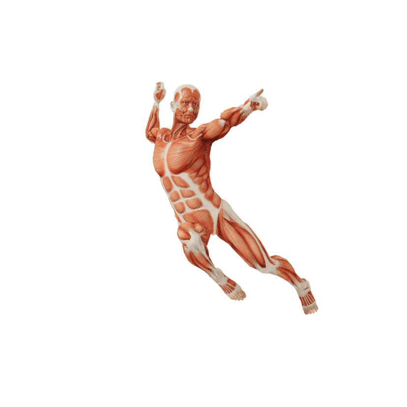Pose 0000635, Male, Running, Pointing, Twisting body, Raising arm ...